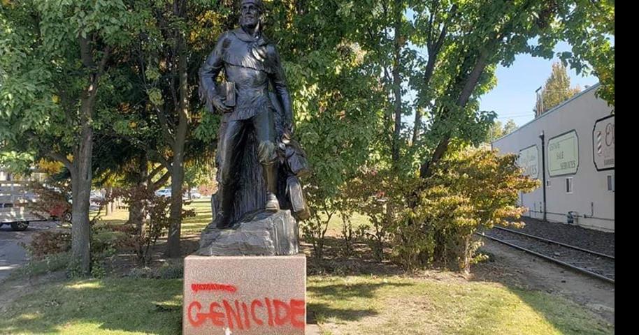 Marcus Whitman statue in Walla Walla tagged for second time in two ...