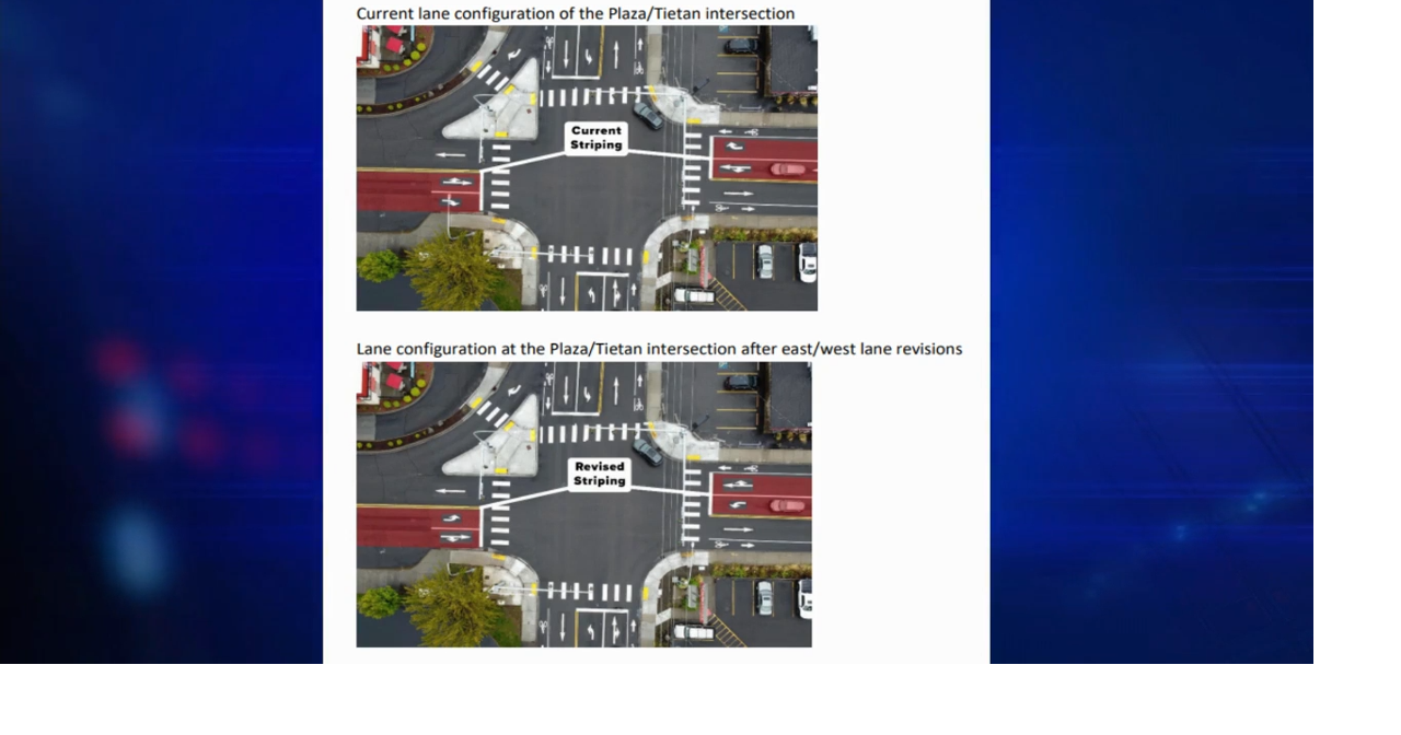 Reconfiguration of Plaza Way and West Tietan Street in Walla Walla set ...