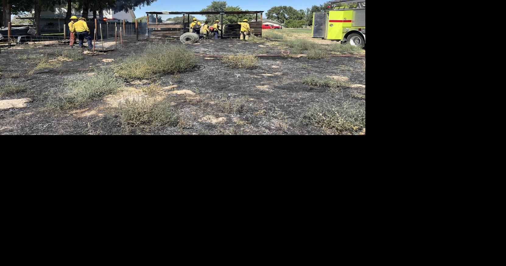 Grass fire in Kennewick quickly controlled by firefighters | Fire ...