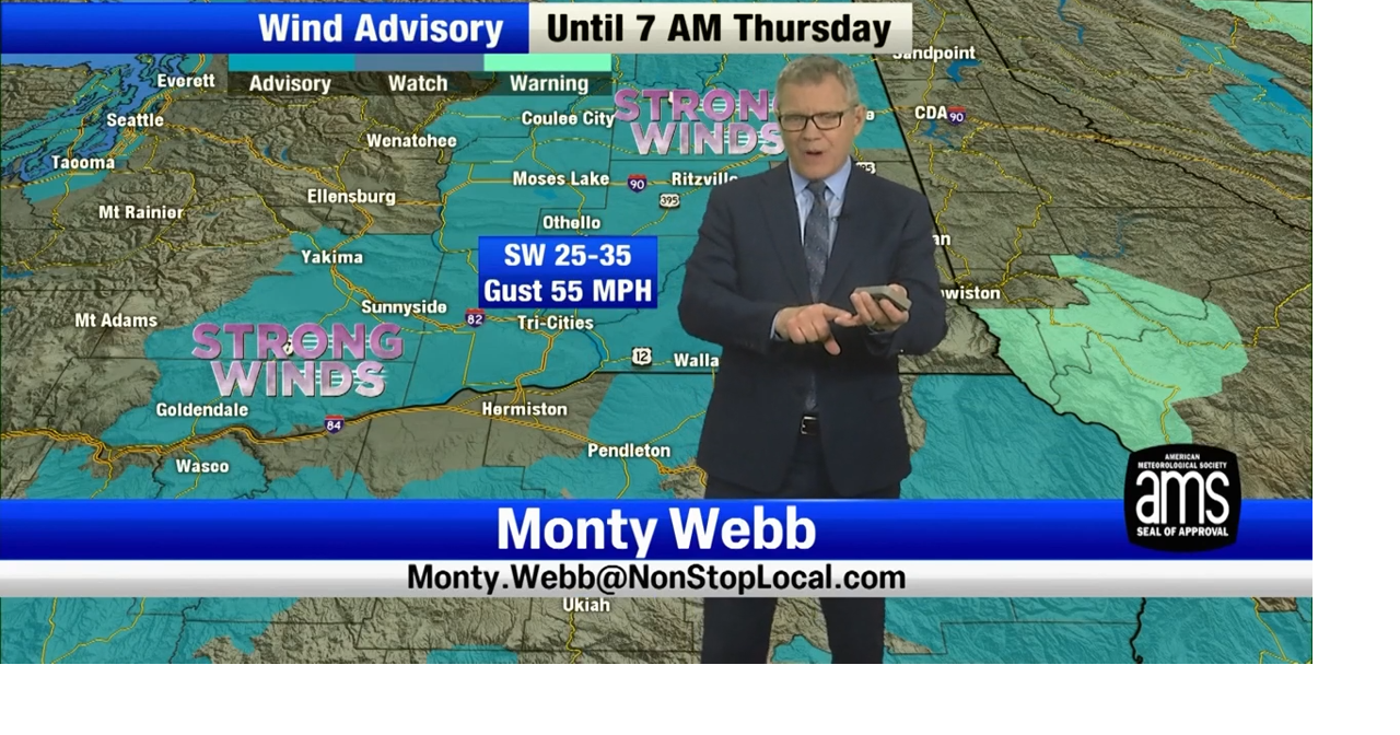 Damaging Wind, heavy mountain snow and scattered rain showers ...