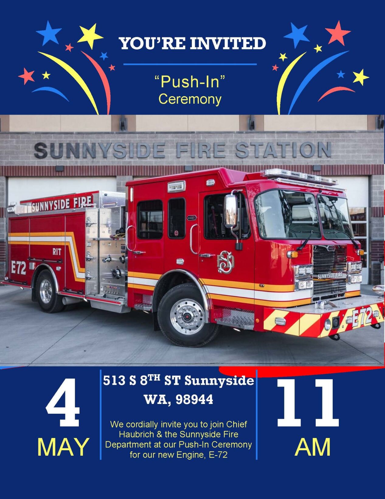Sunnyside Fire gets new engine, will be revealed at push-in ceremony ...