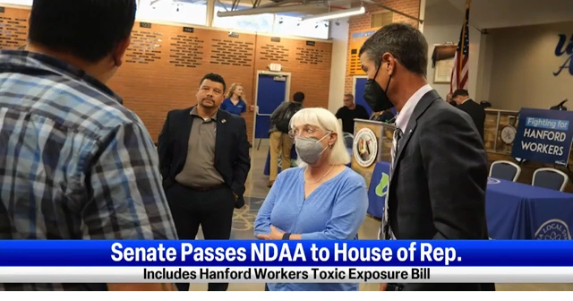 Senate passes NDAA, bill to help Hanford workers suffering from ...