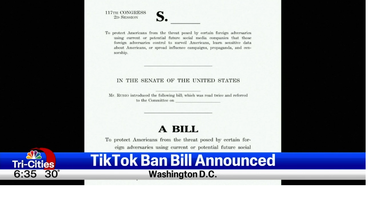 Lawmakers Unveil Bipartisan Bill To Ban Tiktok Nationwide News