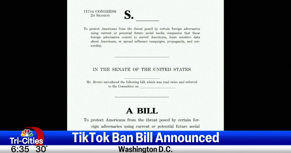 Lawmakers Unveil Bipartisan Bill To Ban Tiktok Nationwide News