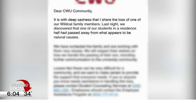 Autopsy of CWU student found dead in their dorm deemed inconclusive ...