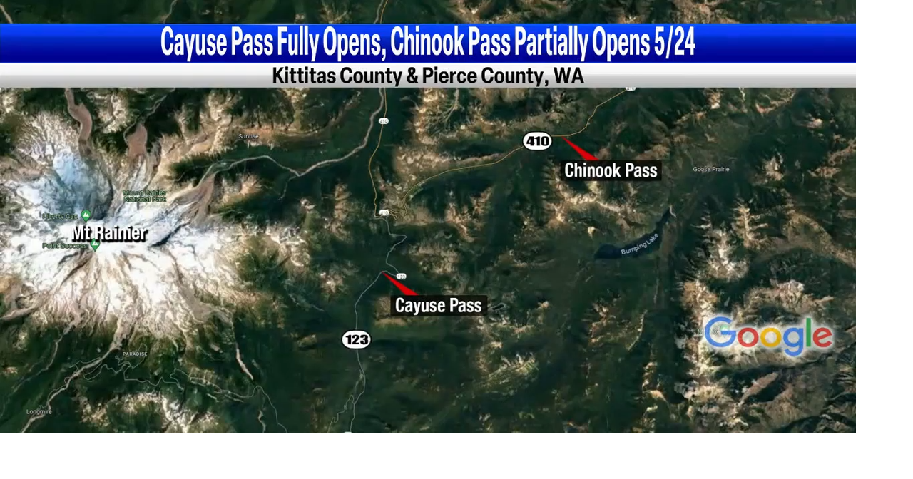 Cayuse Pass to reopen May 24 while Chinook Pass remains closed | News ...