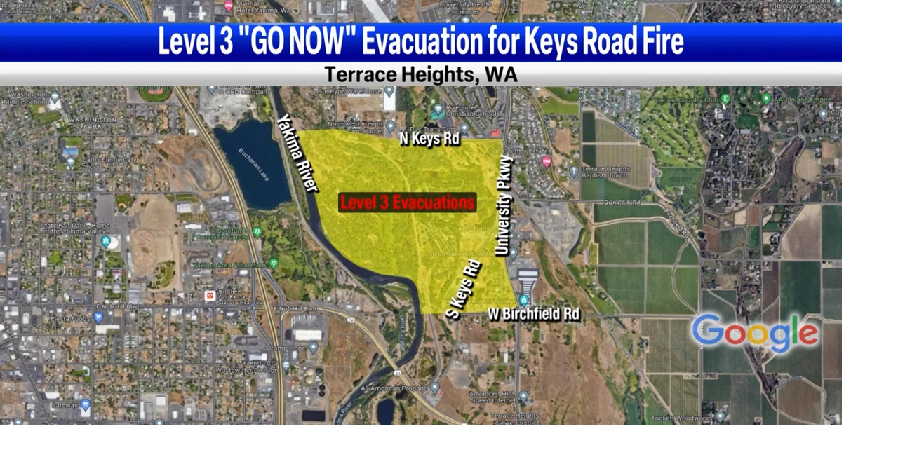 Watch Now: Level 3 evacuations in place as Keys Road wildfire grows to ...