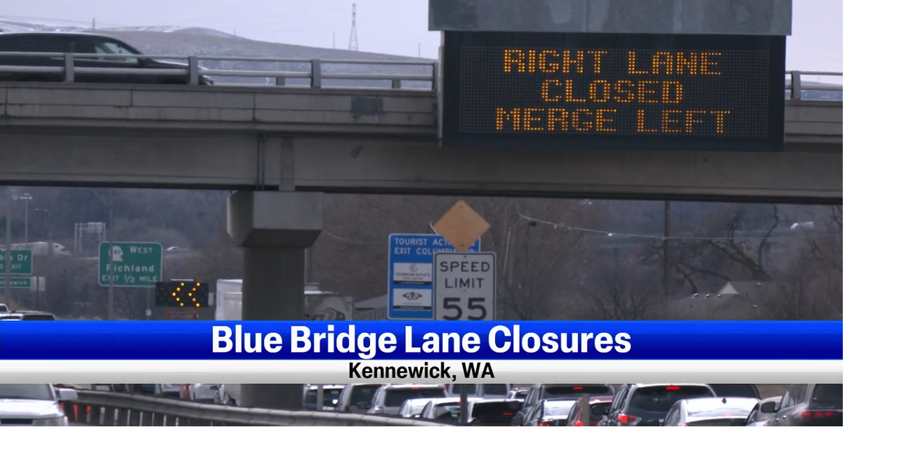 Expect lane closures on the Tri-Cities Blue Bridge today and tomorrow ...