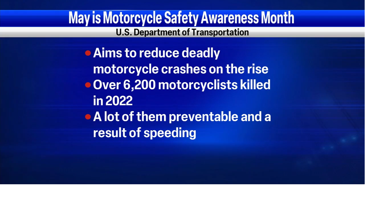 Motorcycle Safety Awareness Month aims to reduce fatal crashes ...