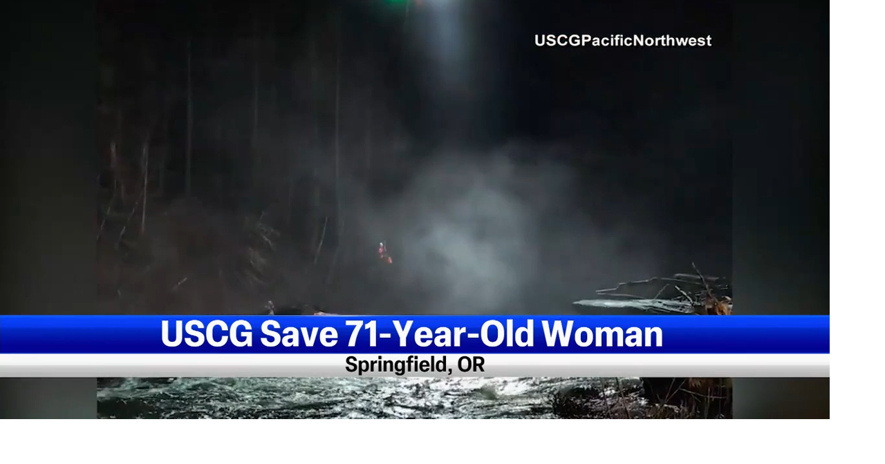 USCG in Oregon saves elderly woman trapped in her car caught in a river | News | nbcrightnow.com