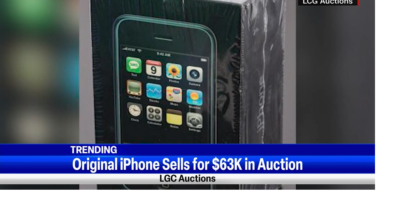 What's Trending: original iPhone sells for $60K | Top Video ...