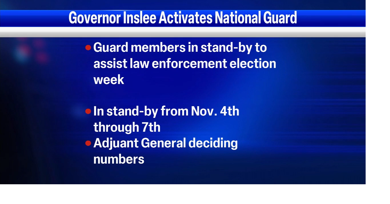 Washington National Guard activated as precaution for Election Day ...