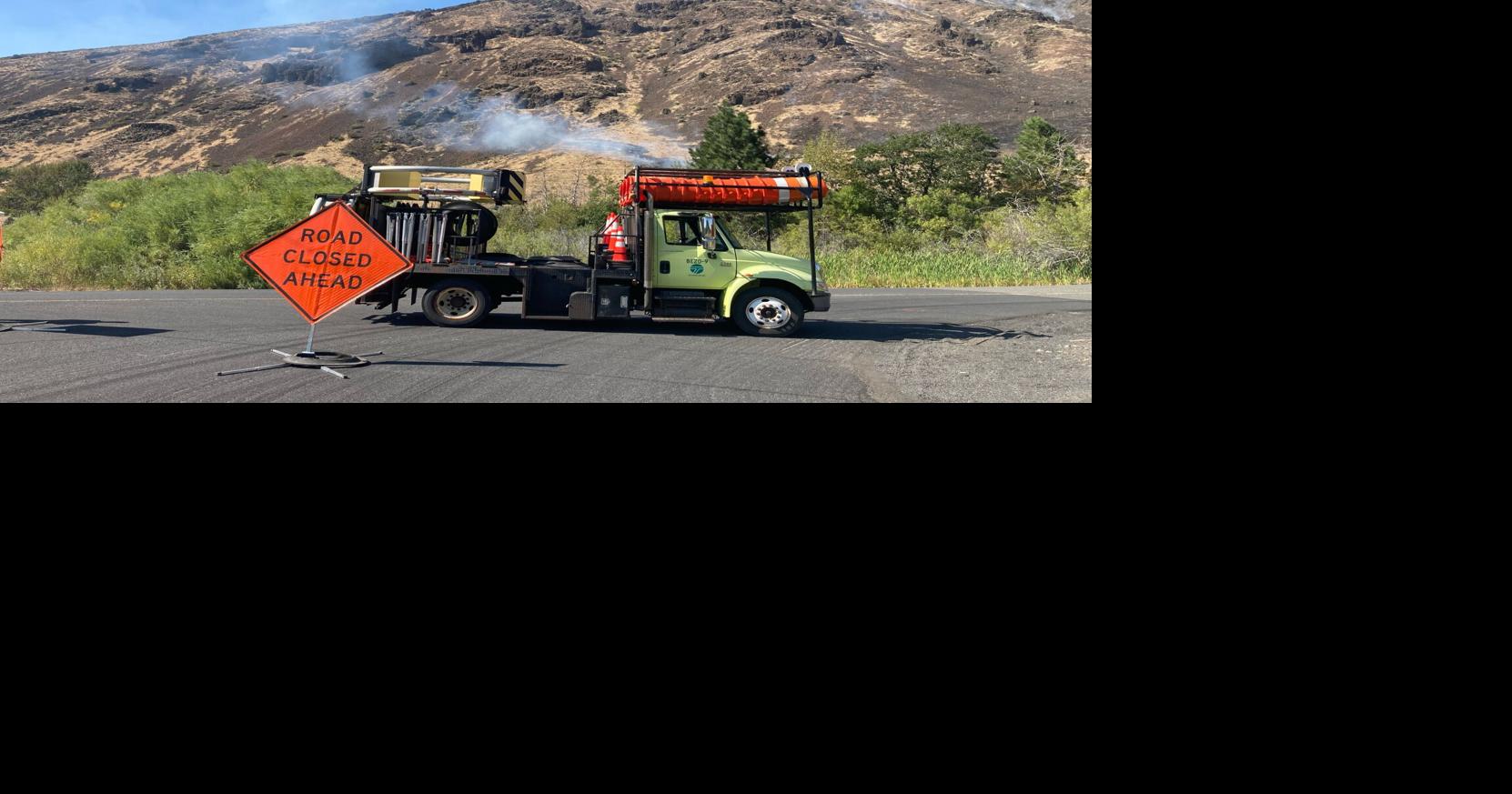 Fire causing road closures on Old Naches Highway | Fire | nbcrightnow.com