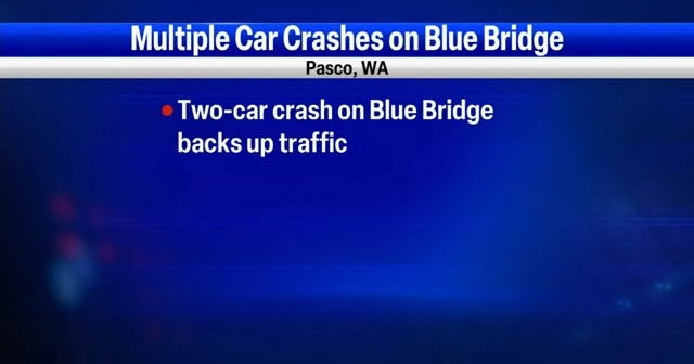 2 different crashes backs up traffic on Blue Bridge | Traffic ...