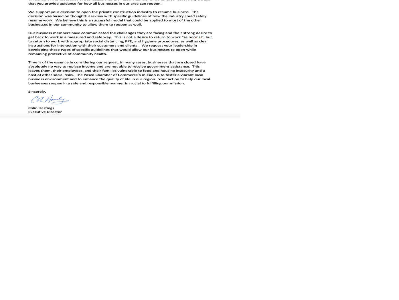 Open Letter to Governor Inslee Regarding COVID | News | nbcrightnow.com