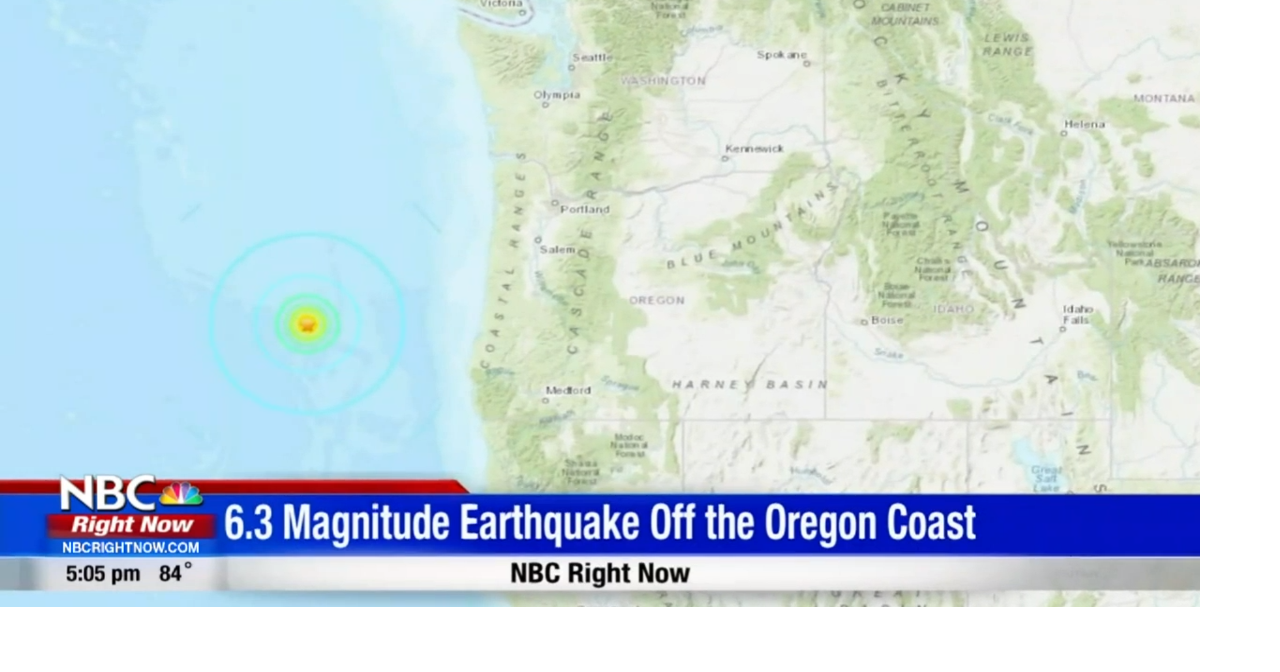 6.3 earthquake off Oregon coast | Top Video | nbcrightnow.com