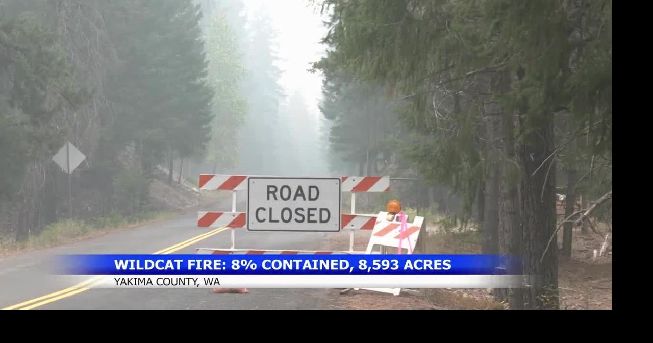 Wildcat Fire near Naches grows to more than 8,000 acres as containment ...