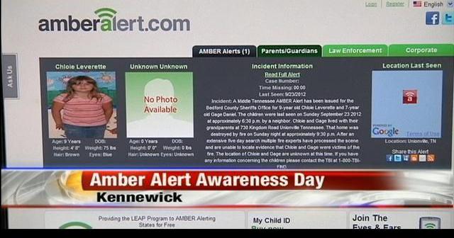 Amber Alert Awareness Day Archives
