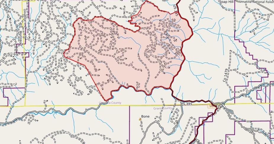 Snake Fire evac map | | nbcrightnow.com