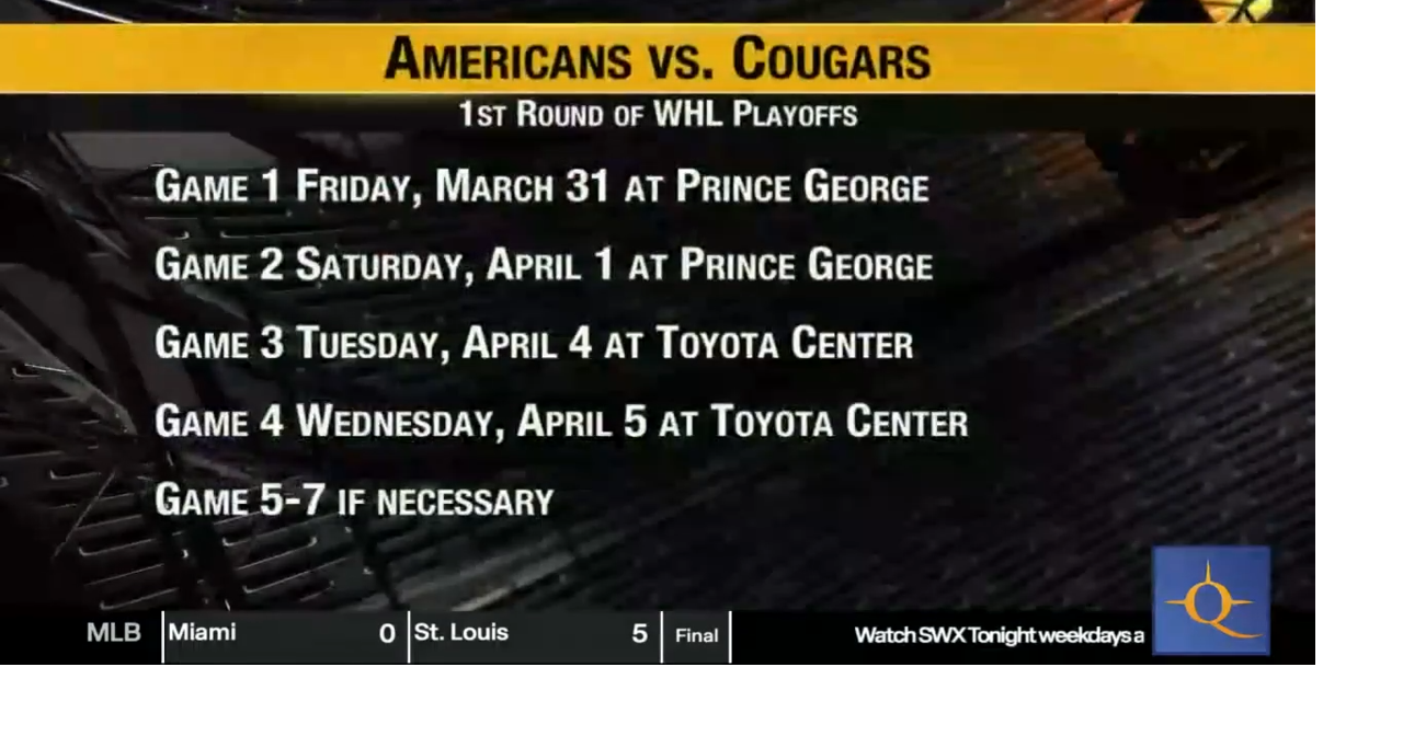 Americans 1st Round Set | Tri-City Americans | nbcrightnow.com