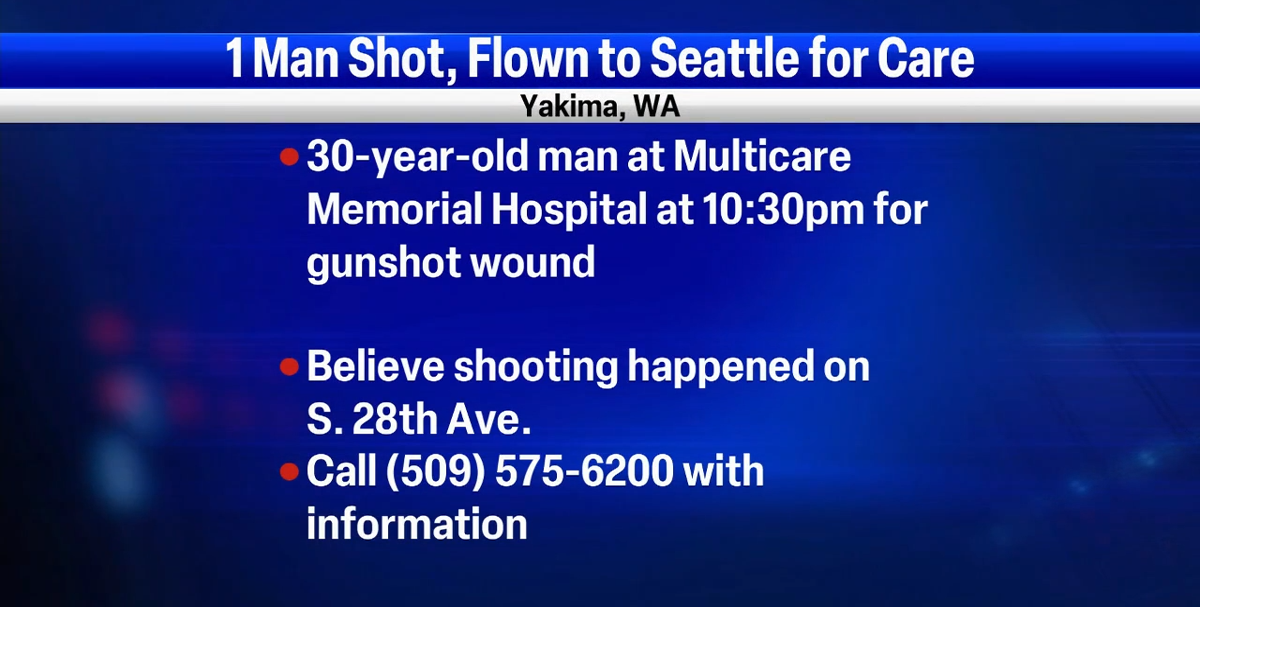 Yakima gunshot incident under investigation | News | nbcrightnow.com