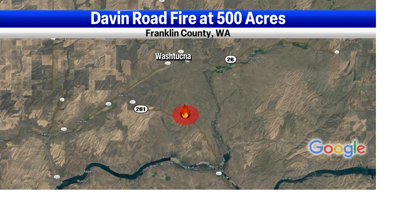 State mobilization issued for 500-acre fire threatening Lyon Ferry Fish ...