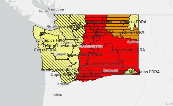 Burn bans still remain in place for most of the region because of the ...