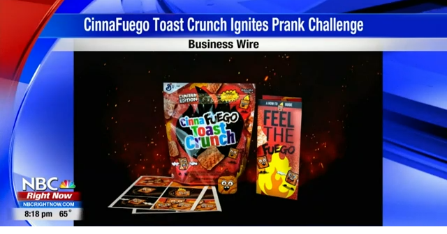 CinnaFuego Toast Crunch Ignites the Hottest New Prank Challenge # ...