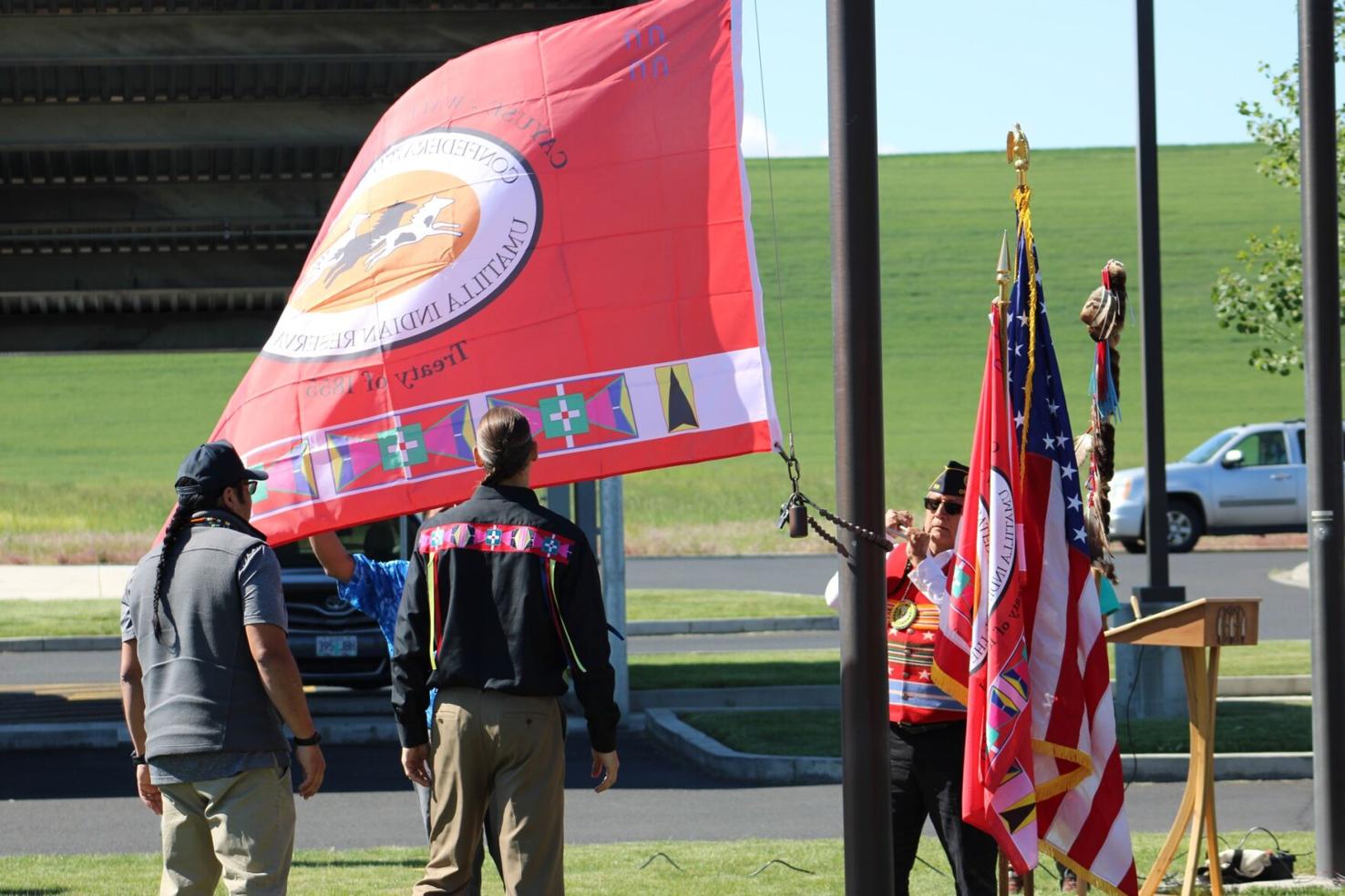 CTUIR celebrates its 21st Flag Day | News | nbcrightnow.com