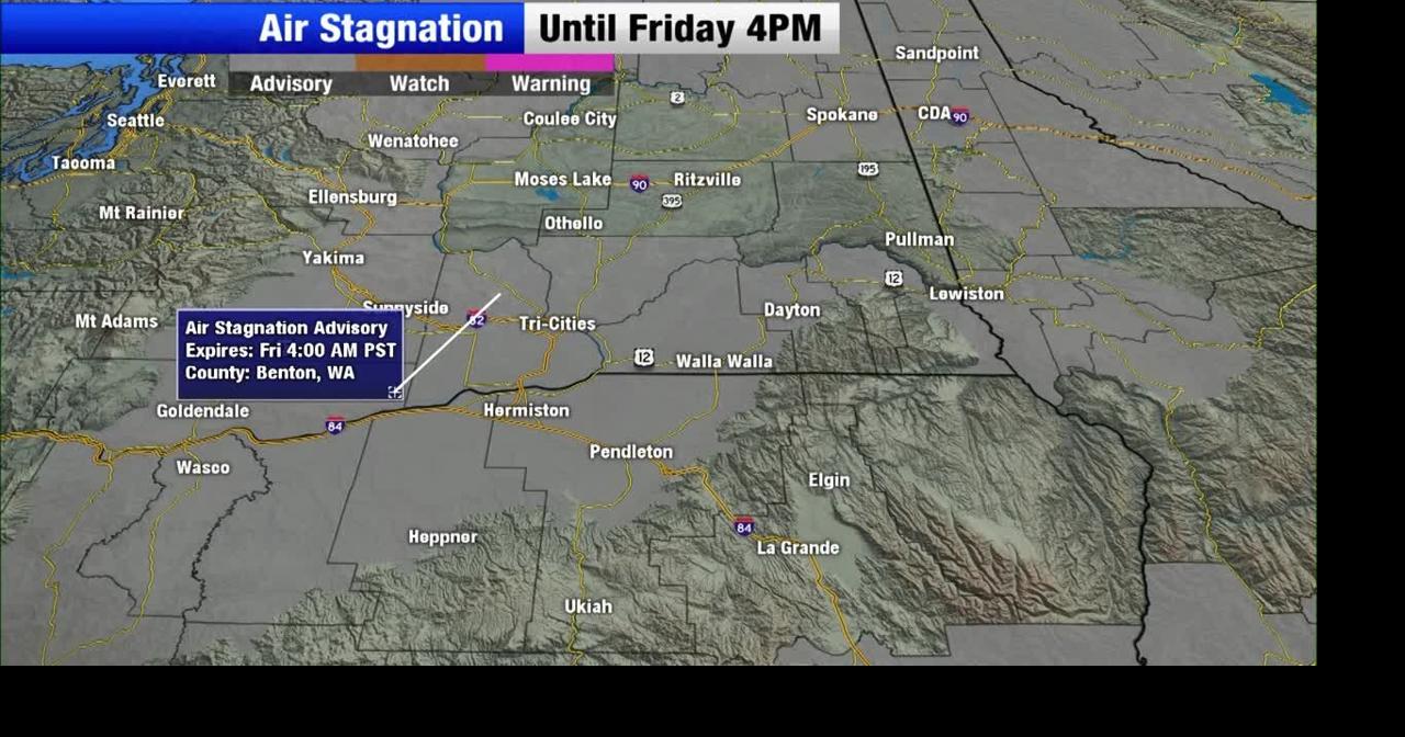 Air stagnation advisory continues, affecting air quality | Weather ...