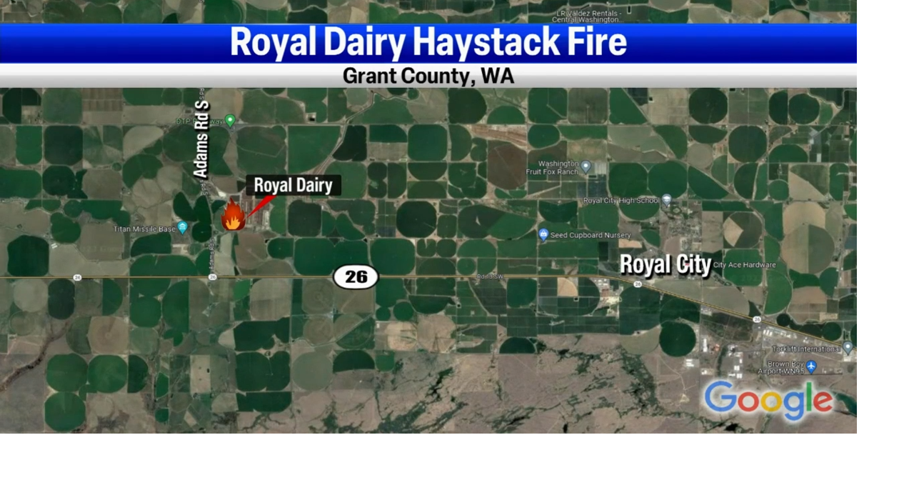 Haystack fire burns west of Royal City in Grant County | News ...