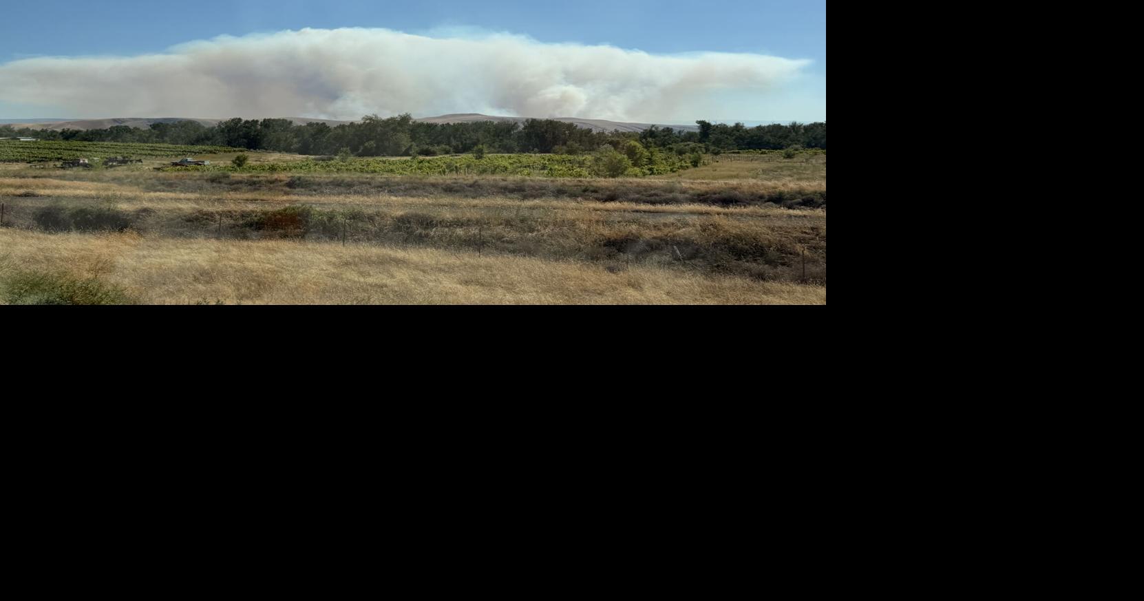 Tule Road fire near Toppenish explodes to 3,000 acres, shuts down US 97 ...