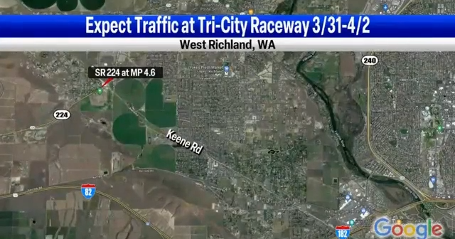 Apple Cup race to slow traffic on SR 224 | Traffic | nbcrightnow.com