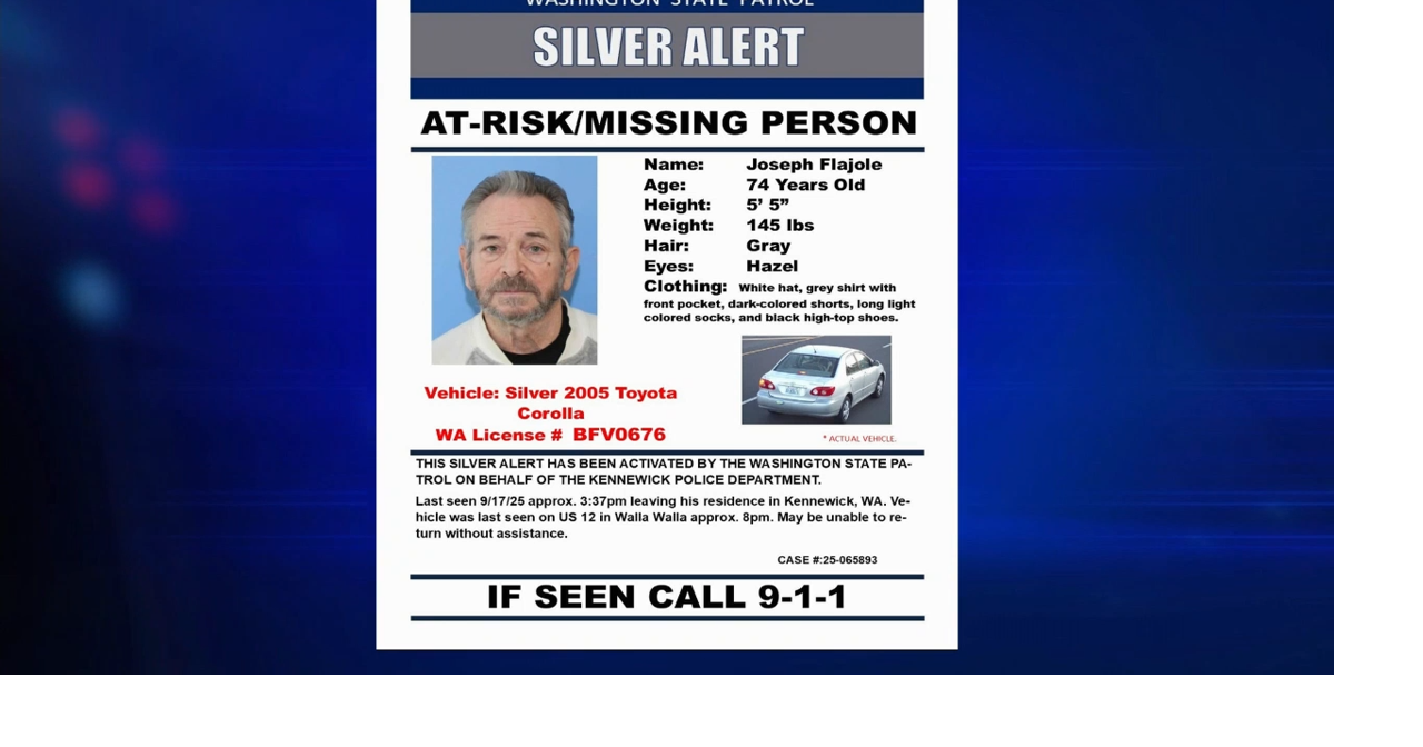 Found: 74-year-old Kennewick man, car last seen in Walla Walla | News ...