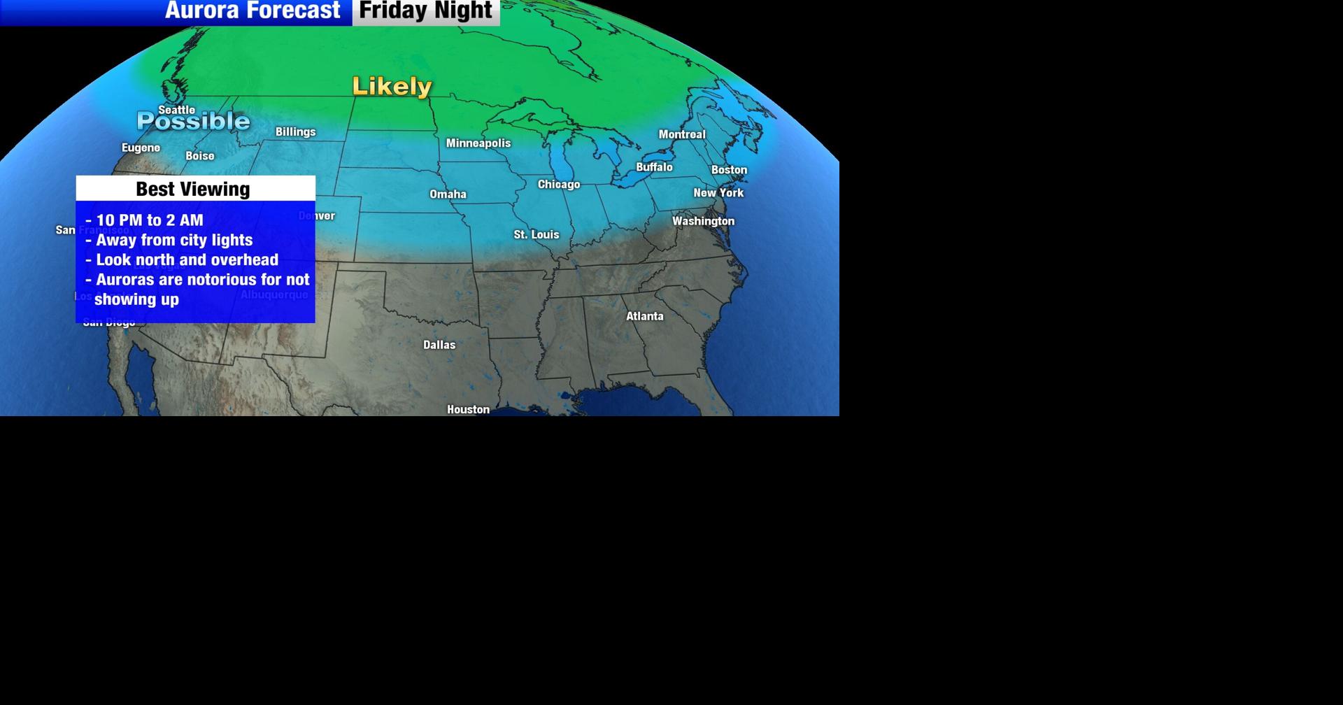Will you be able to see the northern lights again tonight? | Weather ...