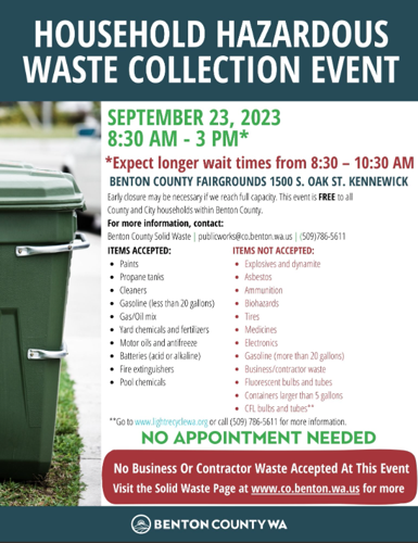 Hazardous waste collection event set for Benton County | News ...