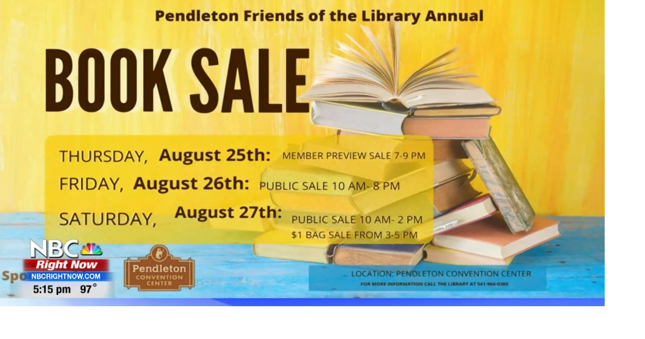 Pendleton friends of the library hosting weekend book sale | News ...