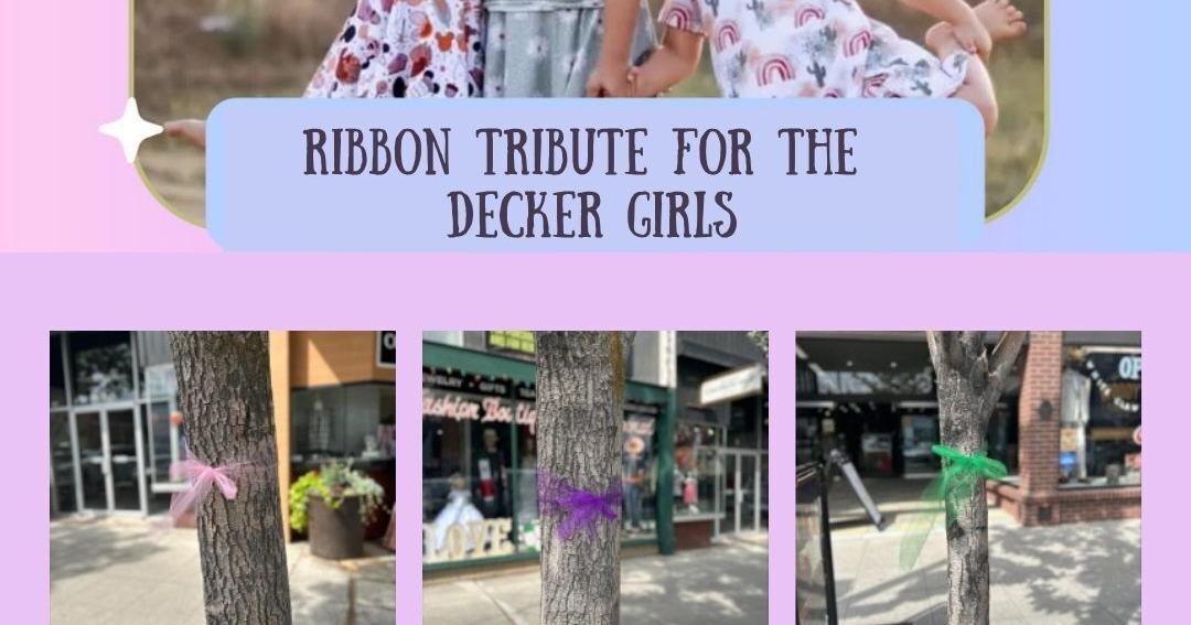 Wenatchee honors Decker girls with colorful ribbon tribute | News ...