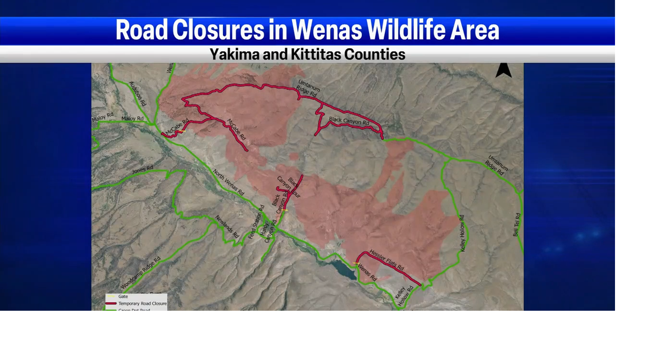 WDFW closes four roads in Yakima and Kittitas counties | News ...