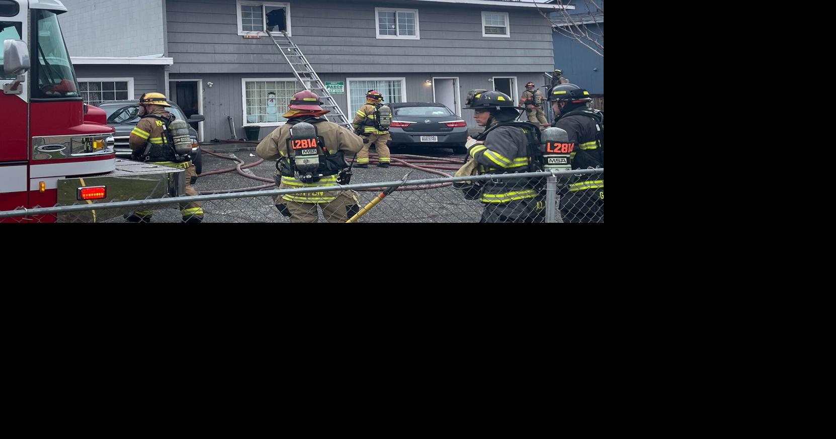 Crews work to put out apartment fire in Kennewick Saturday | News ...