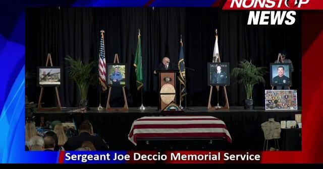 STREAMING NOW: Sergeant Joe Deccio Memorial Service | News ...
