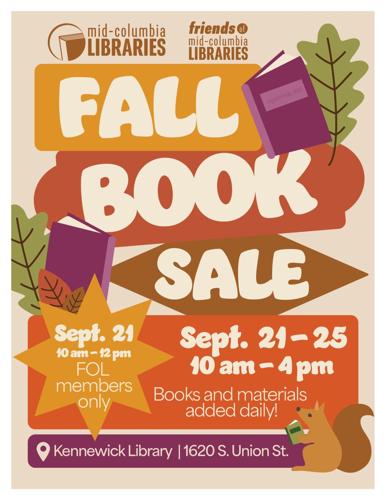 The fall Mid-Columbia Library book sale begins September 21 | News ...