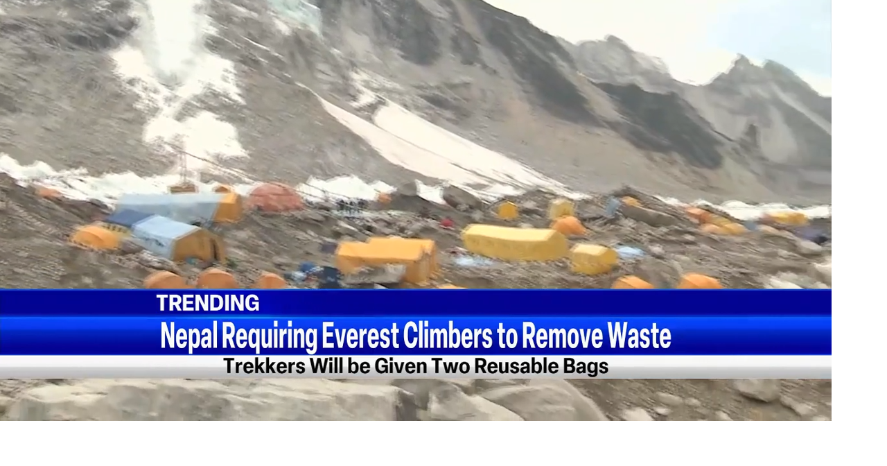 Nepal Wants Everest Climbers to Walk Down Own Waste | Northwest ...