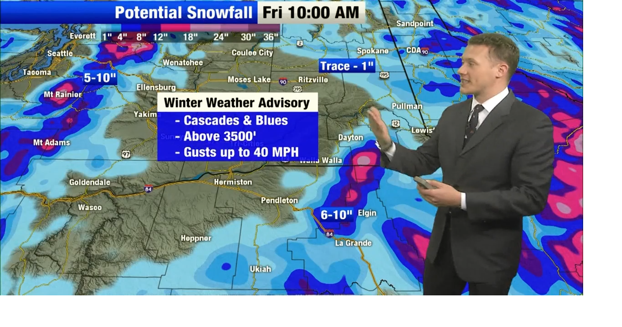 Switching from rain to snow in the mountains tonight as lower ...