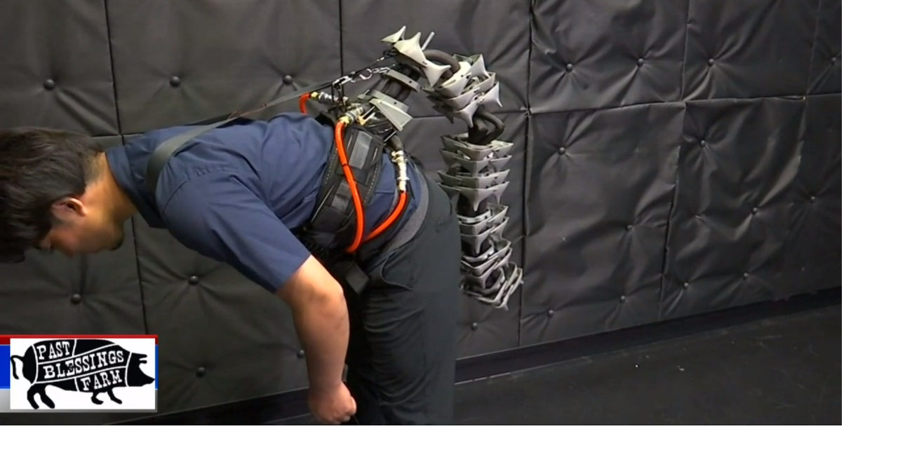Researcher in Japan create wearable robotic tail to help elderly ...