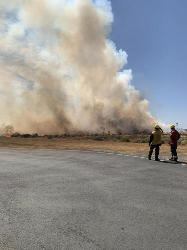 Umatilla Rural fire Protection Agency responding to fire near Beach ...
