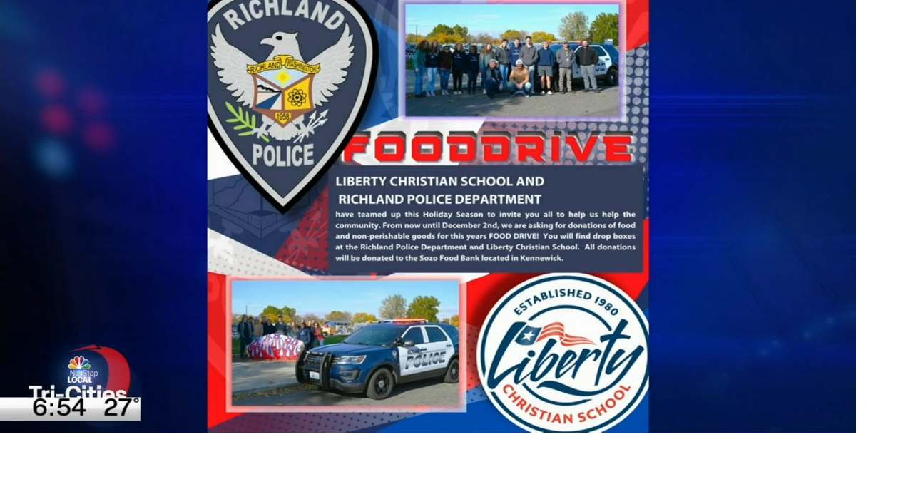 Liberty Christian, Richland Police host holiday food drive | News ...