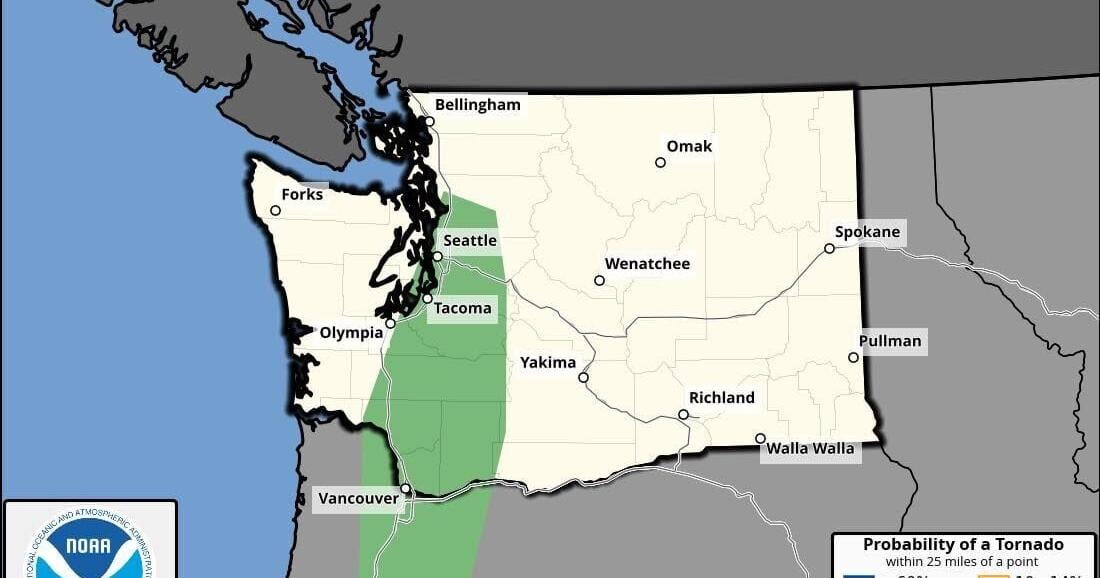Washington under tornado watch Wednesday with incoming storm | Regional ...