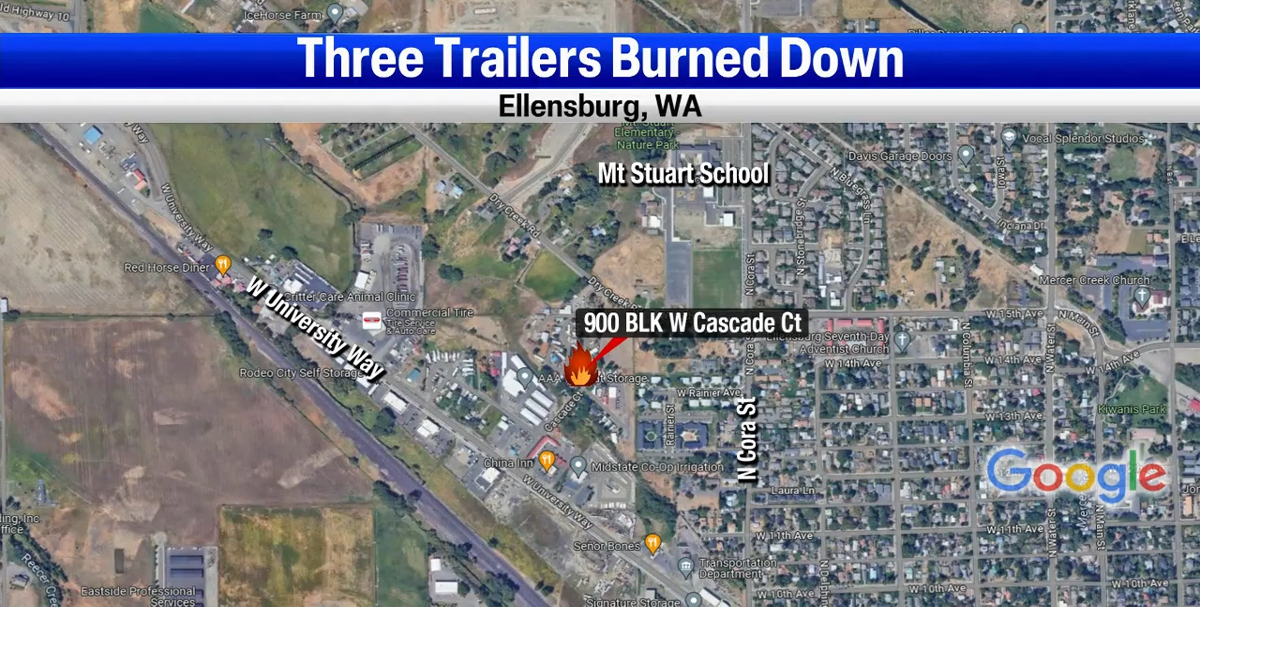 Apartments damaged by fire in Ellensburg, no injuries reported | Fire ...