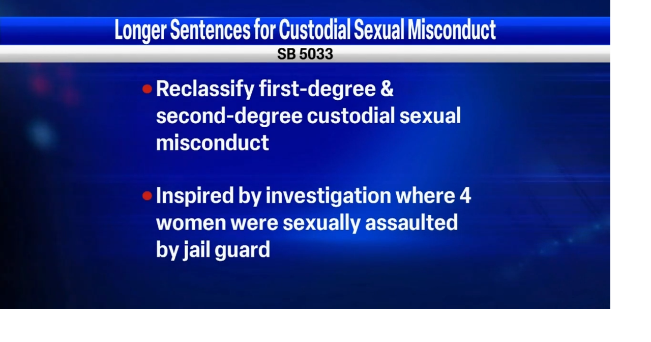 Padden bill to impose longer sentences for custodial sexual misconduct ...